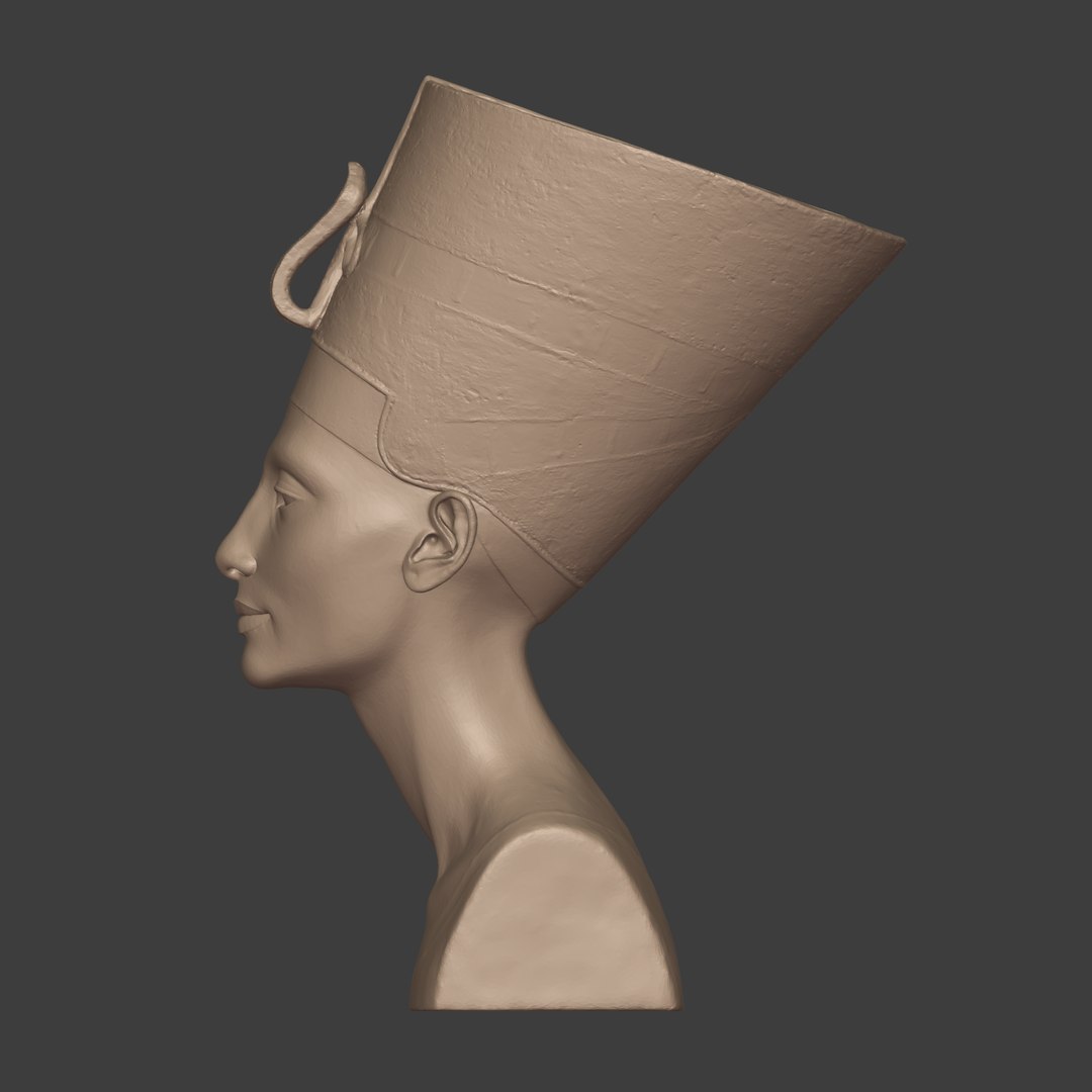 Restored Nefertiti Bust 3D Model - TurboSquid 1718565