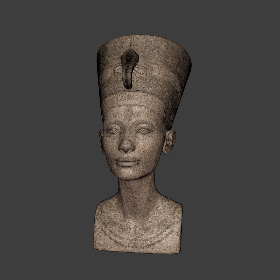 Restored Nefertiti Bust 3D Model - TurboSquid 1718565