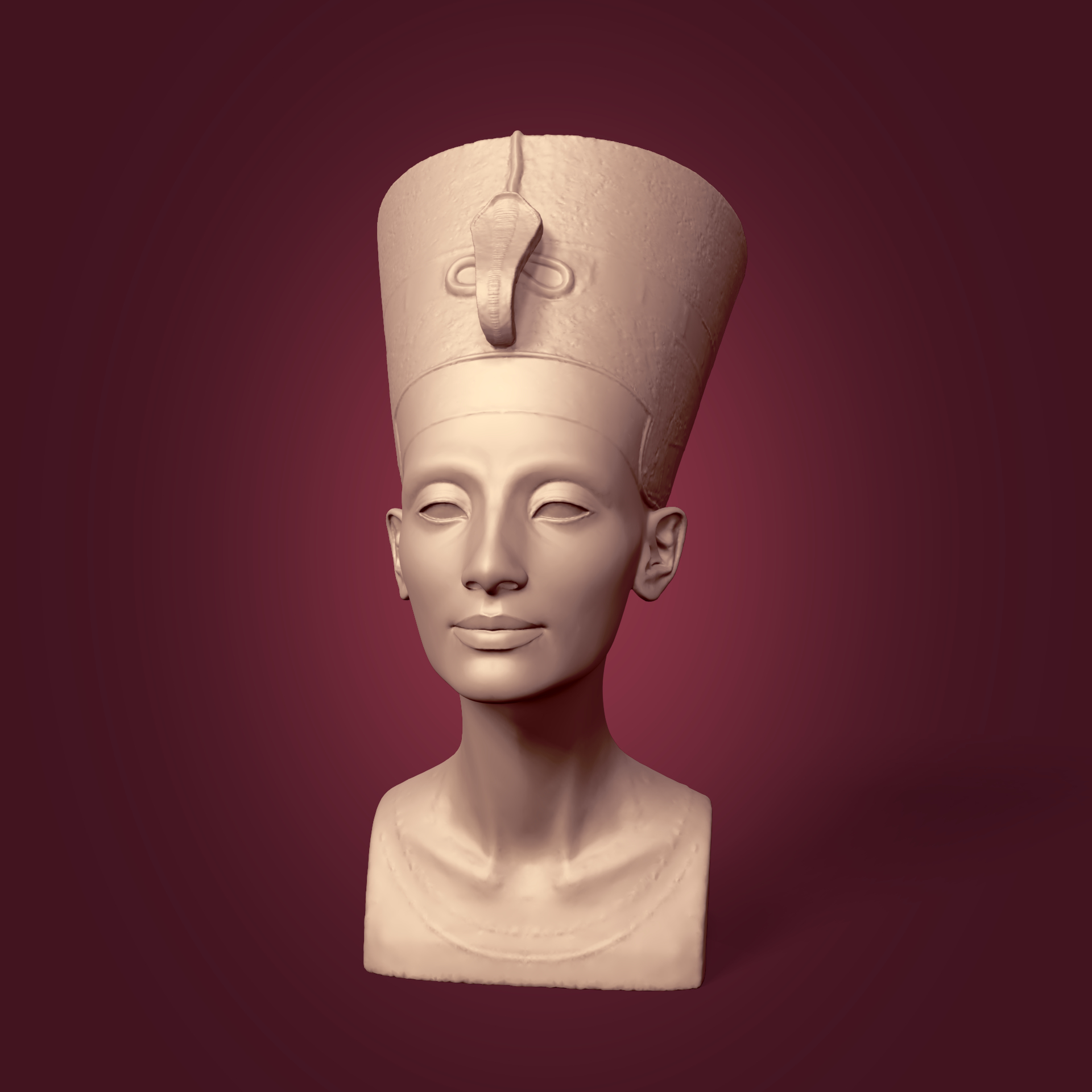 Restored Nefertiti Bust 3D model - TurboSquid 1718565