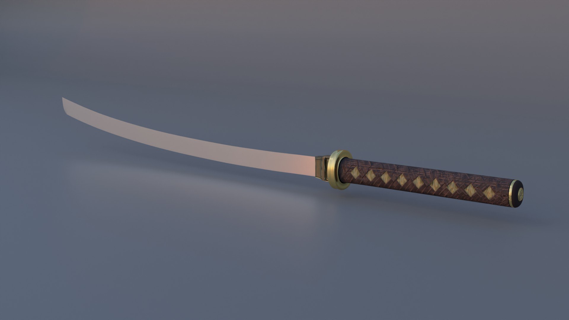 3D Ornate Katana Sword 3D Model - TurboSquid 1809637