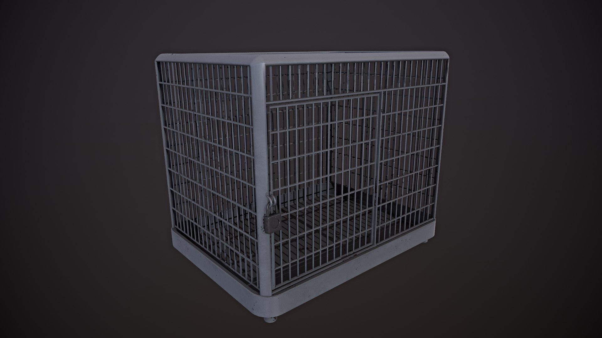 Cage - Silver 2k 3D - TurboSquid 1488270