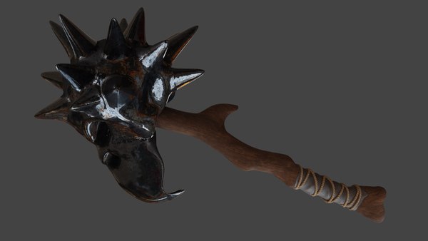 Mace skull bird 3D - TurboSquid 1671174