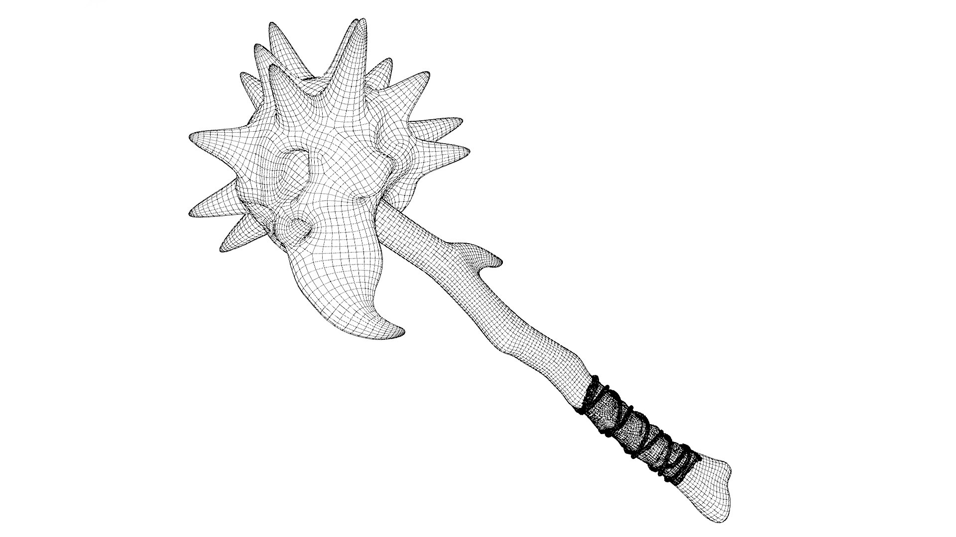 Mace Skull Bird 3D - TurboSquid 1671174