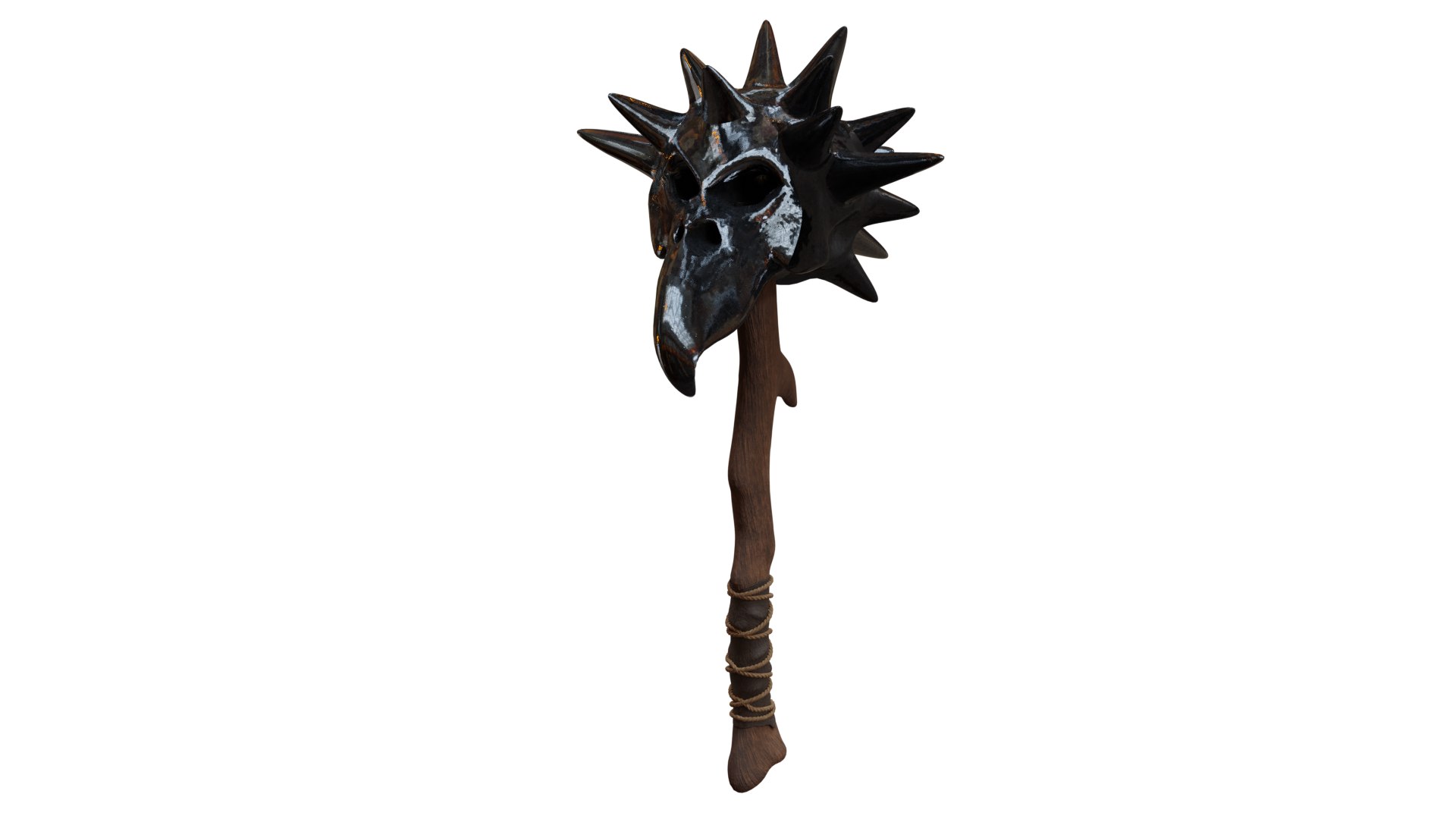 Mace Skull Bird 3D - TurboSquid 1671174