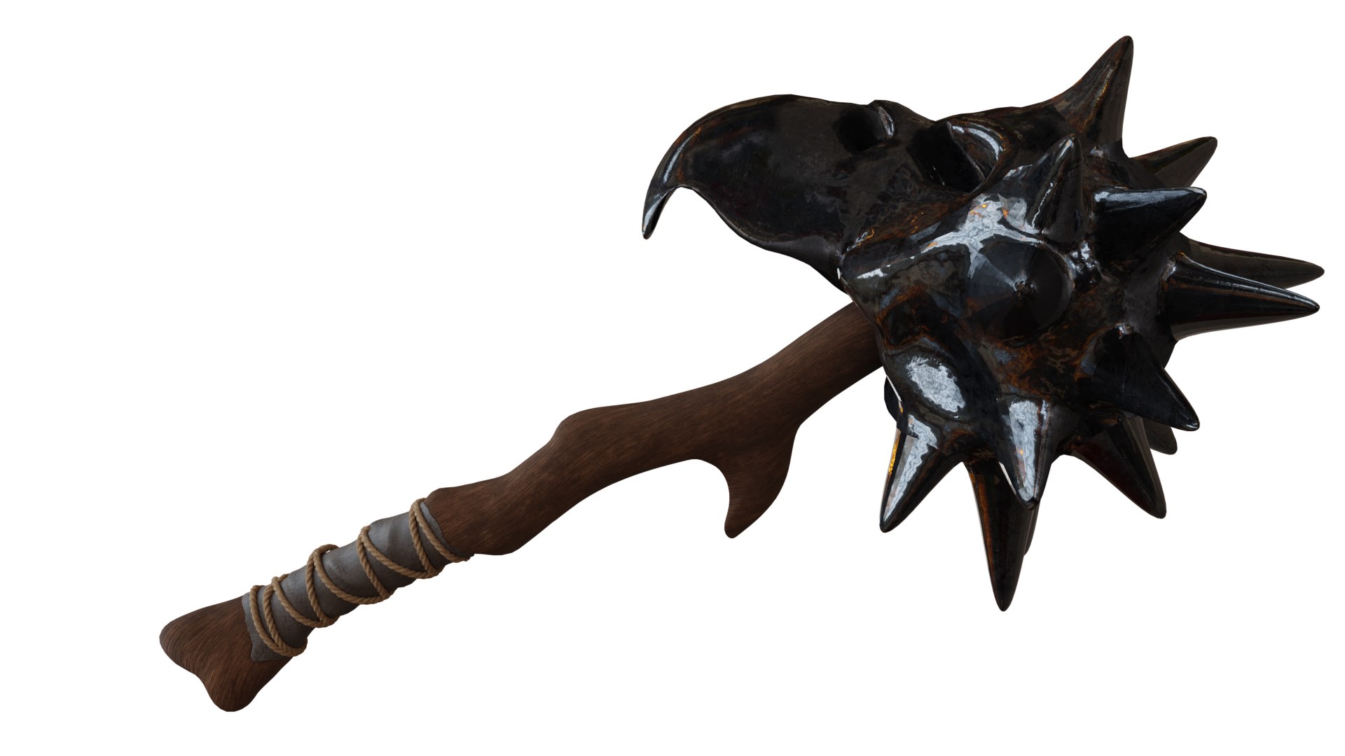 Mace Skull Bird 3D - TurboSquid 1671174
