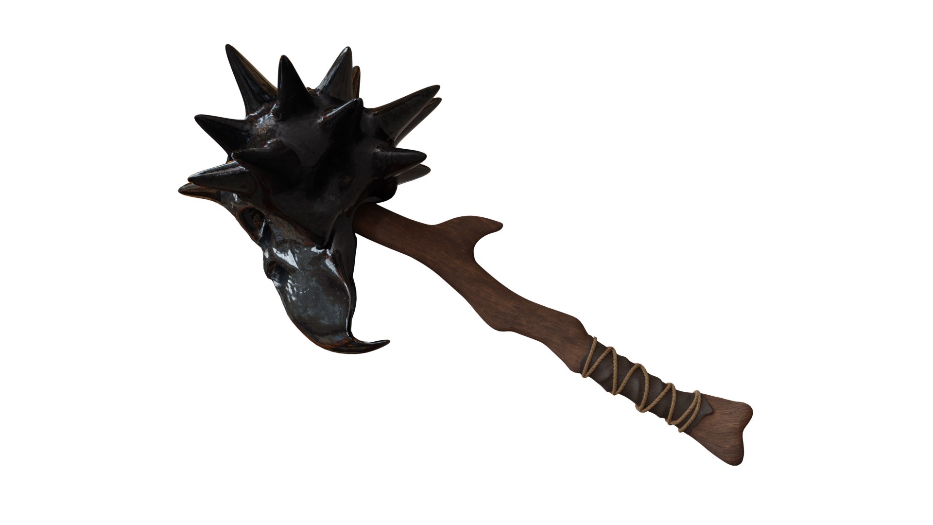 Mace Skull Bird 3D - TurboSquid 1671174