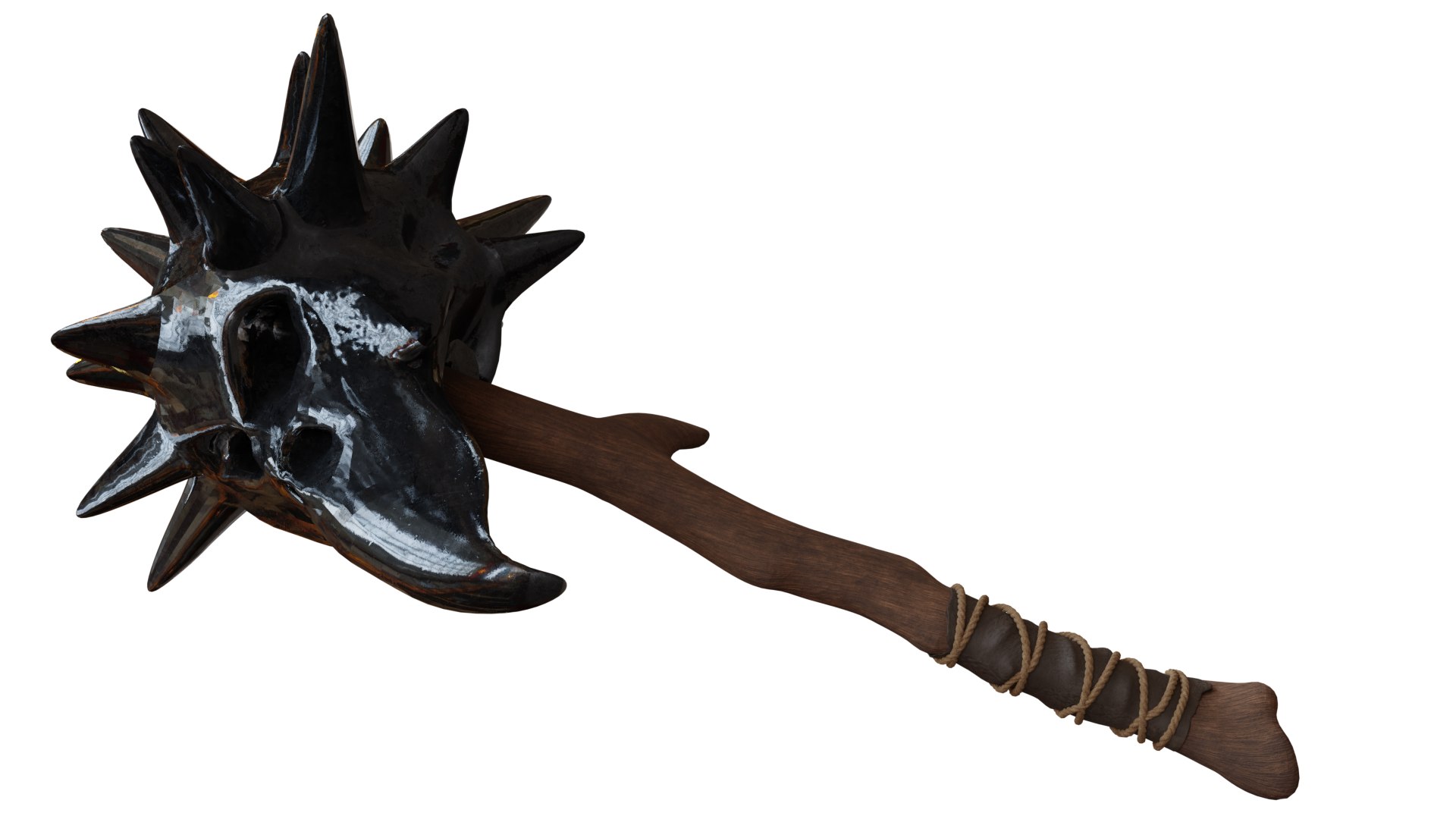 Mace Skull Bird 3D - TurboSquid 1671174