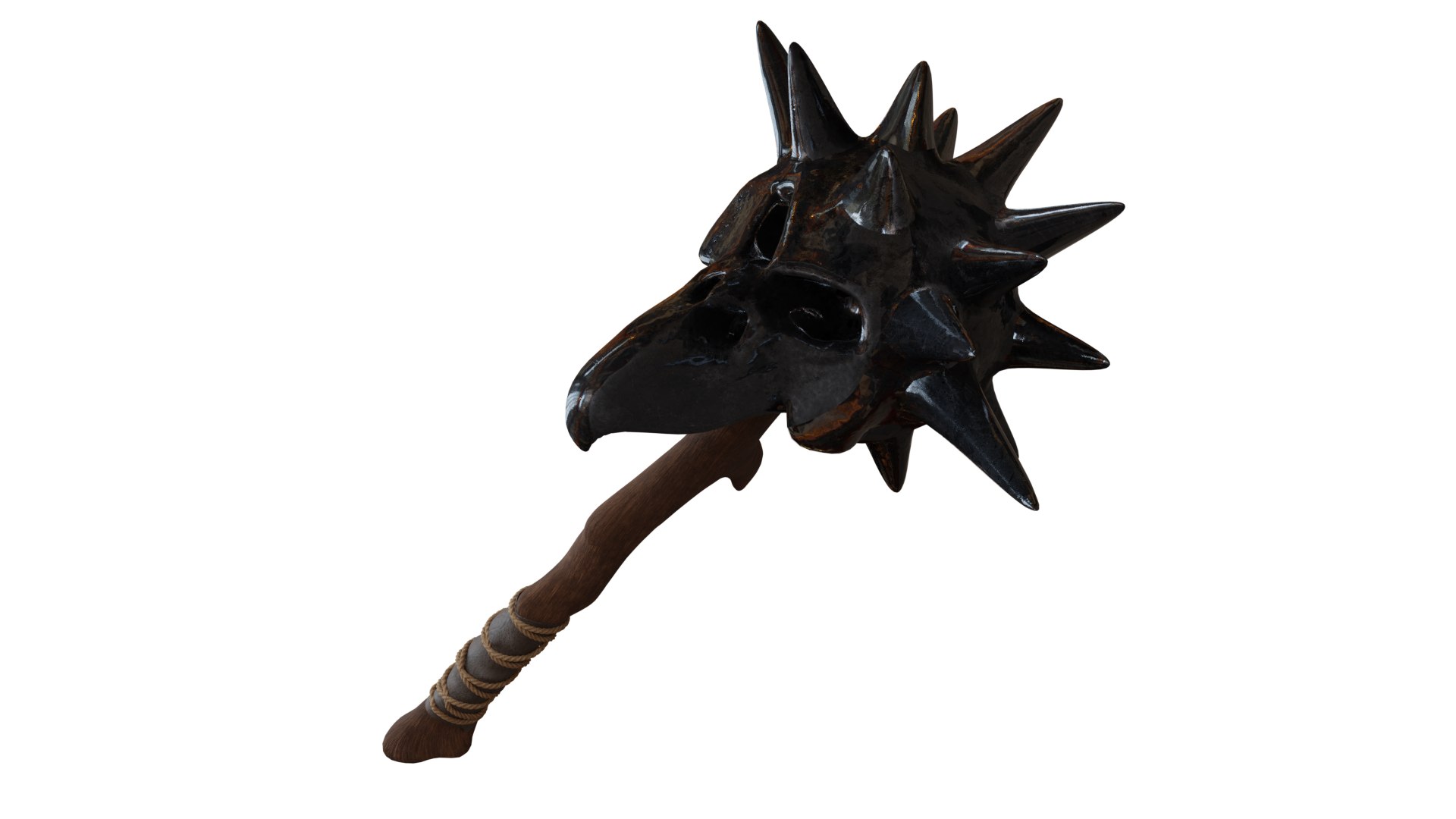 Mace Skull Bird 3D - TurboSquid 1671174