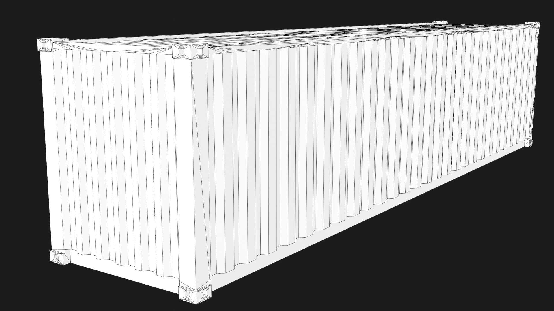 40ft Shipping Container - Red Model - TurboSquid 2152000