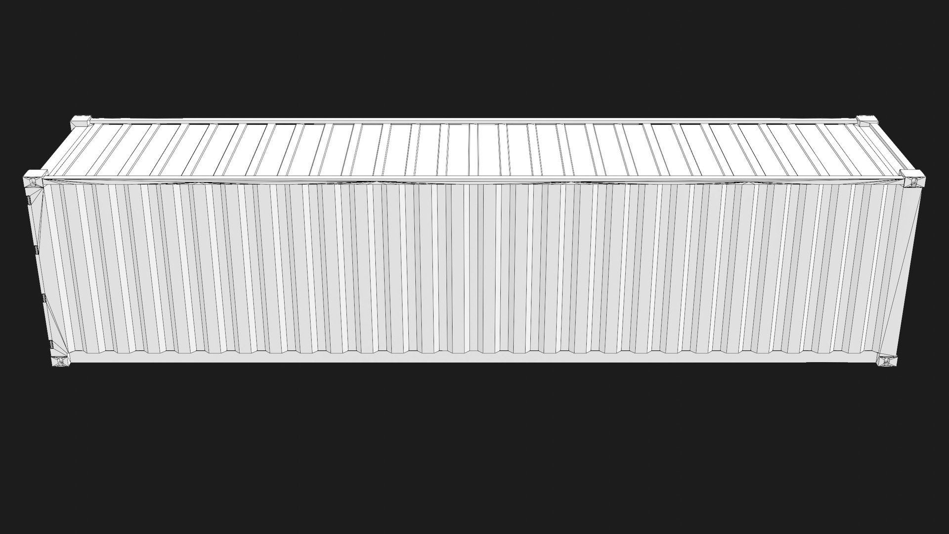 40ft Shipping Container - Red Model - TurboSquid 2152000