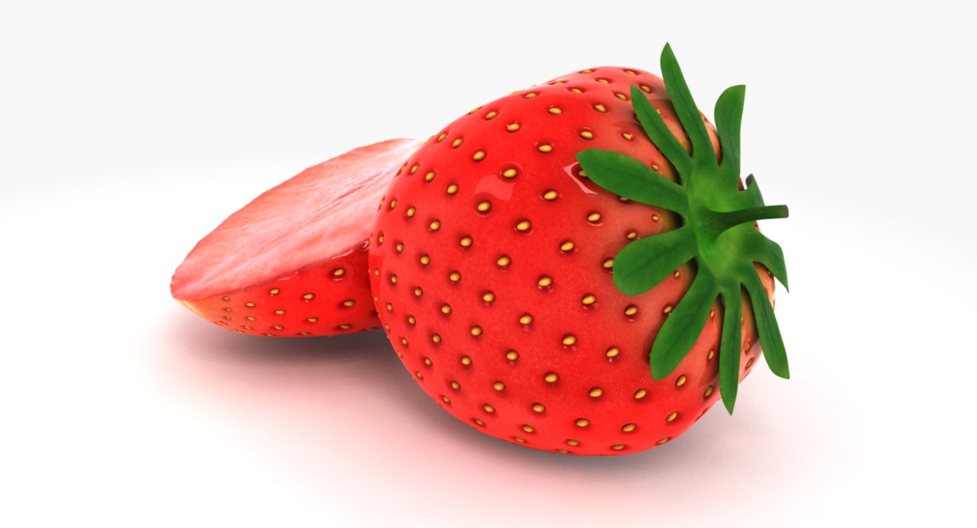 Strawberry Studiomax 3d Model