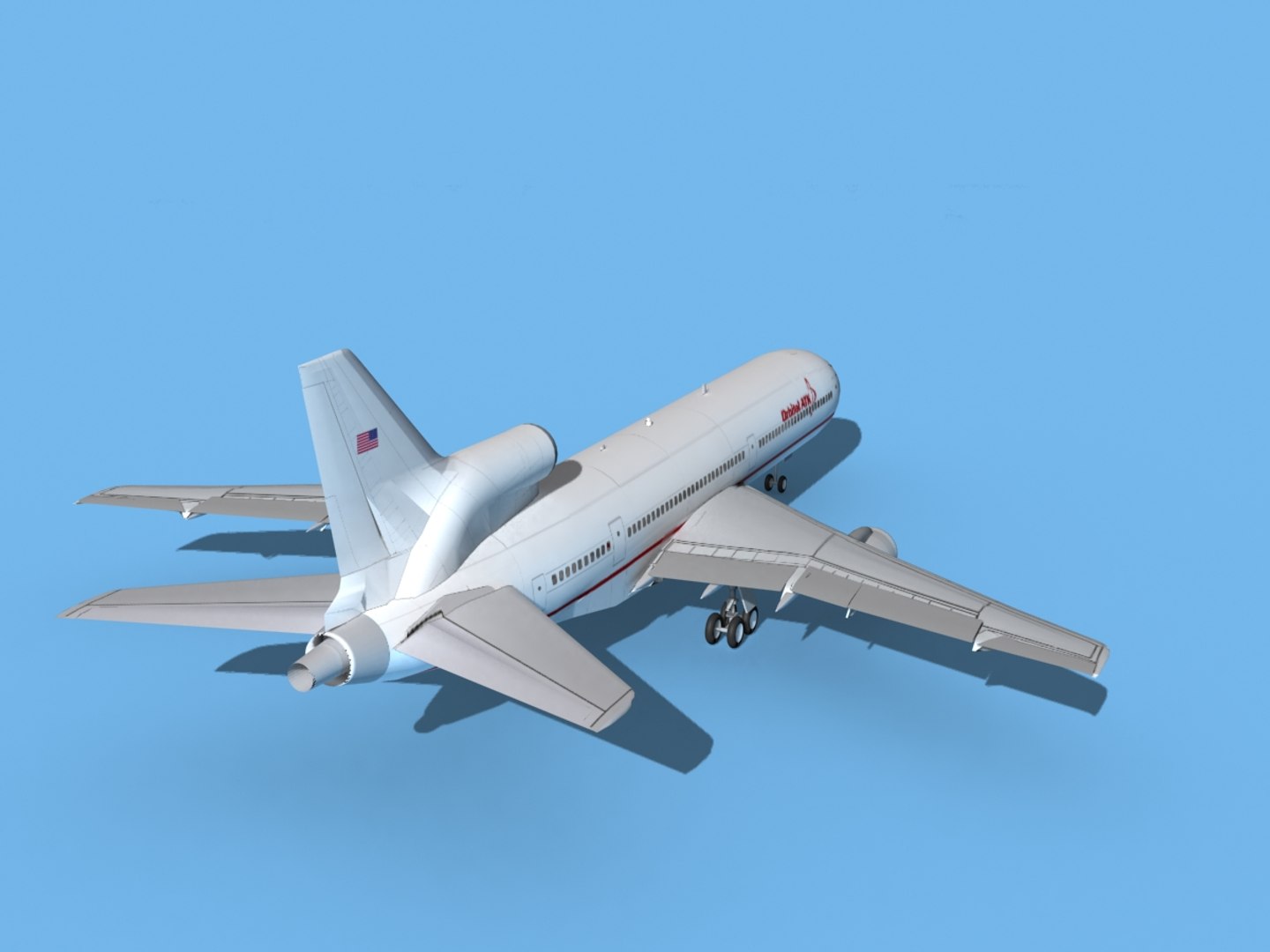 Lockheed L-1011-10 Model - TurboSquid 1488922