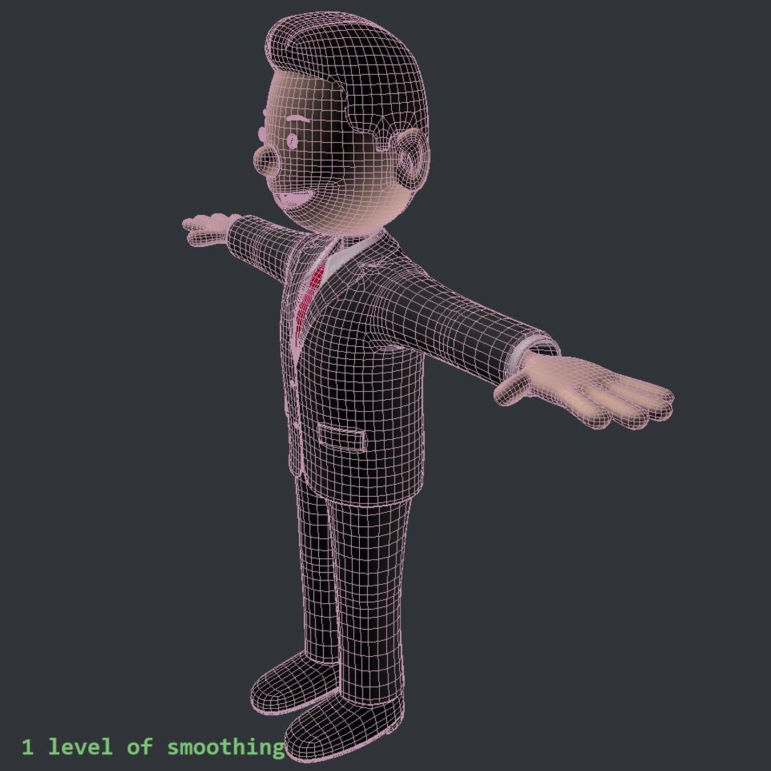 Business Man 3d Model