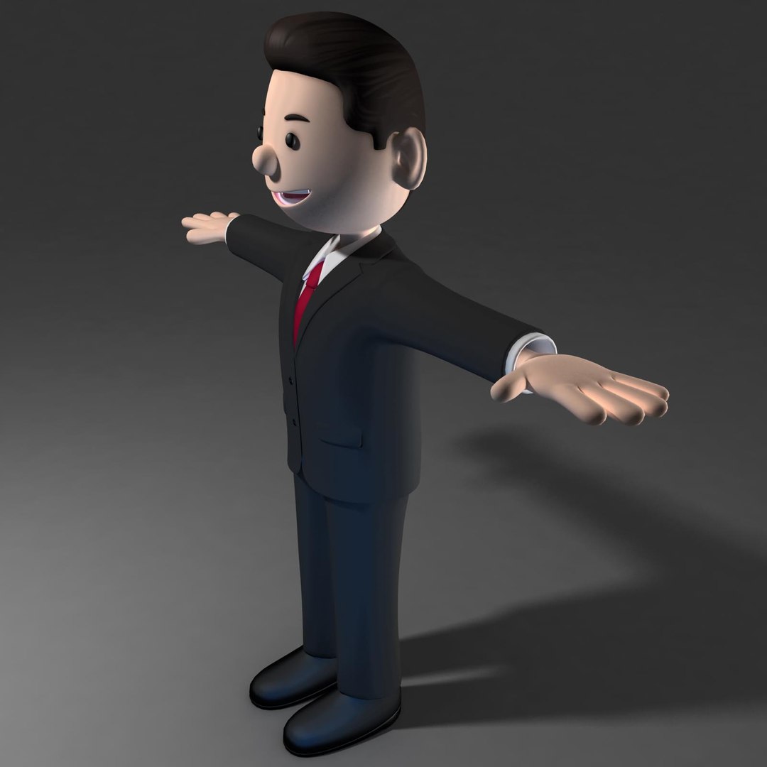 Business Man 3d Model