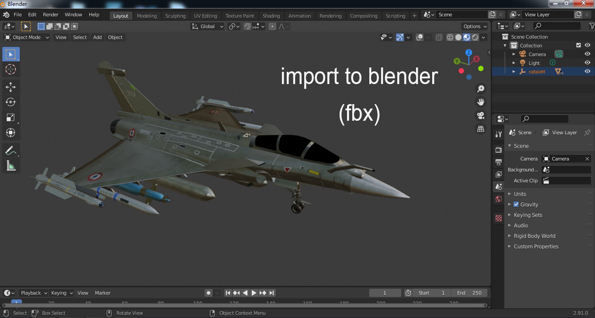 Dassault Rafale M Fighter Jet Model - TurboSquid 2130801