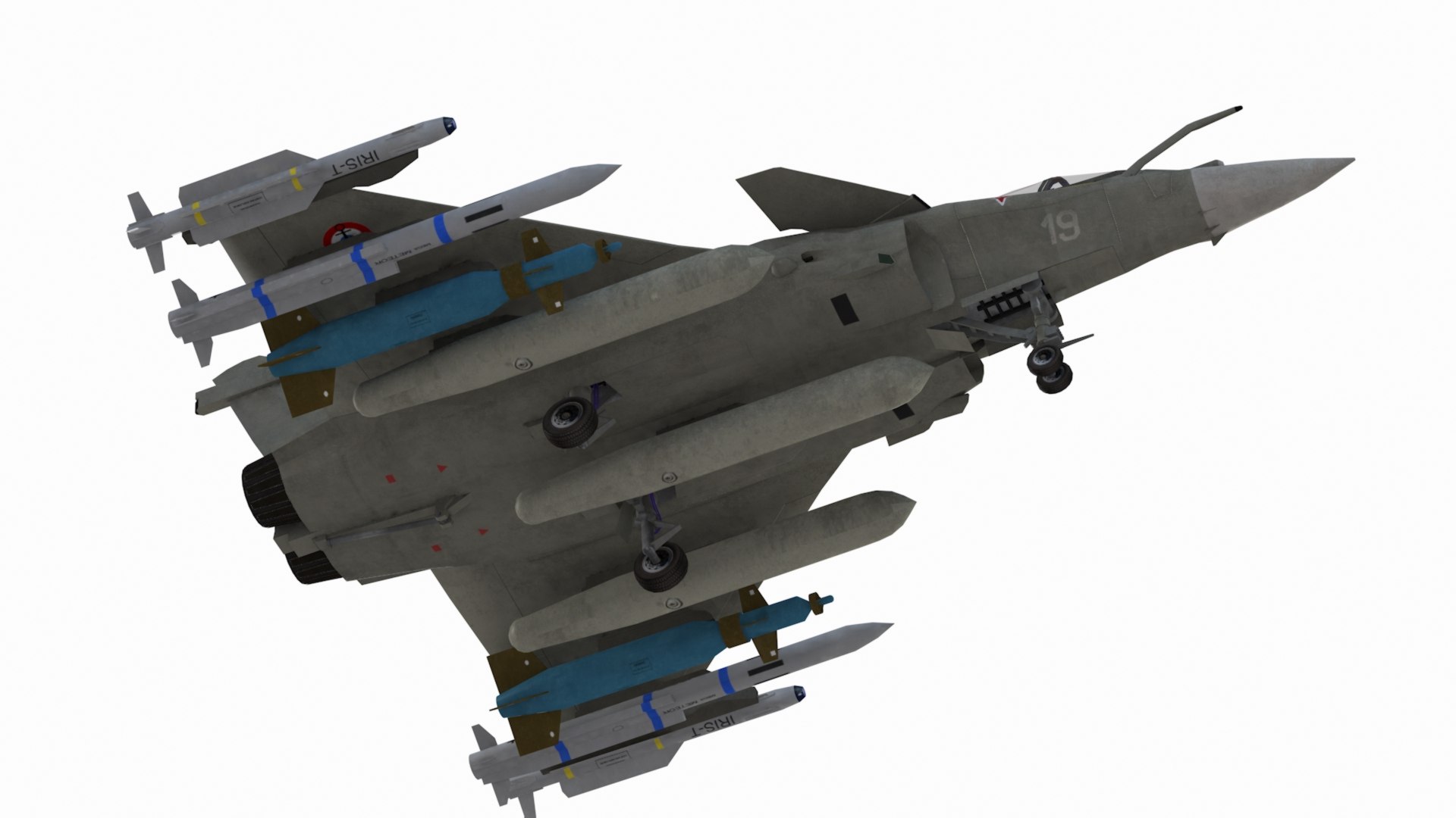 Dassault Rafale M Fighter Jet Model - TurboSquid 2130801