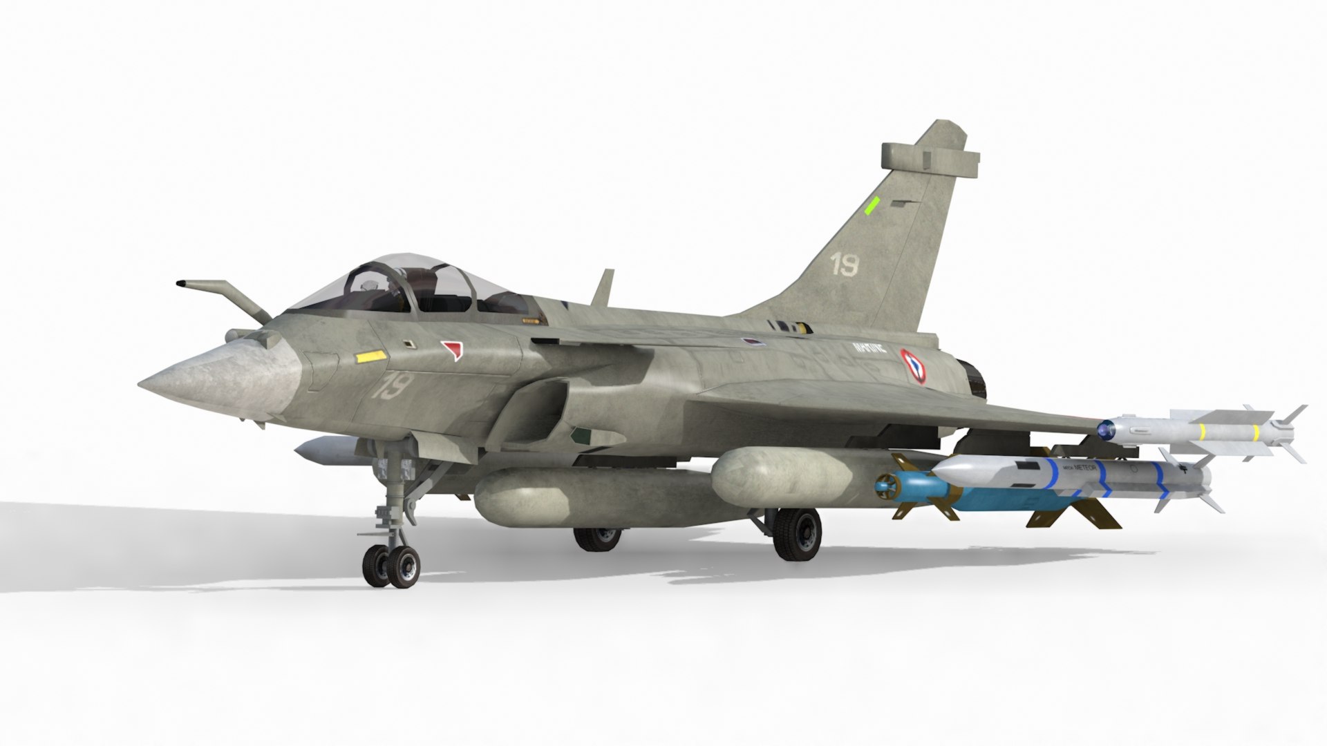 Dassault Rafale M Fighter Jet Model - TurboSquid 2130801