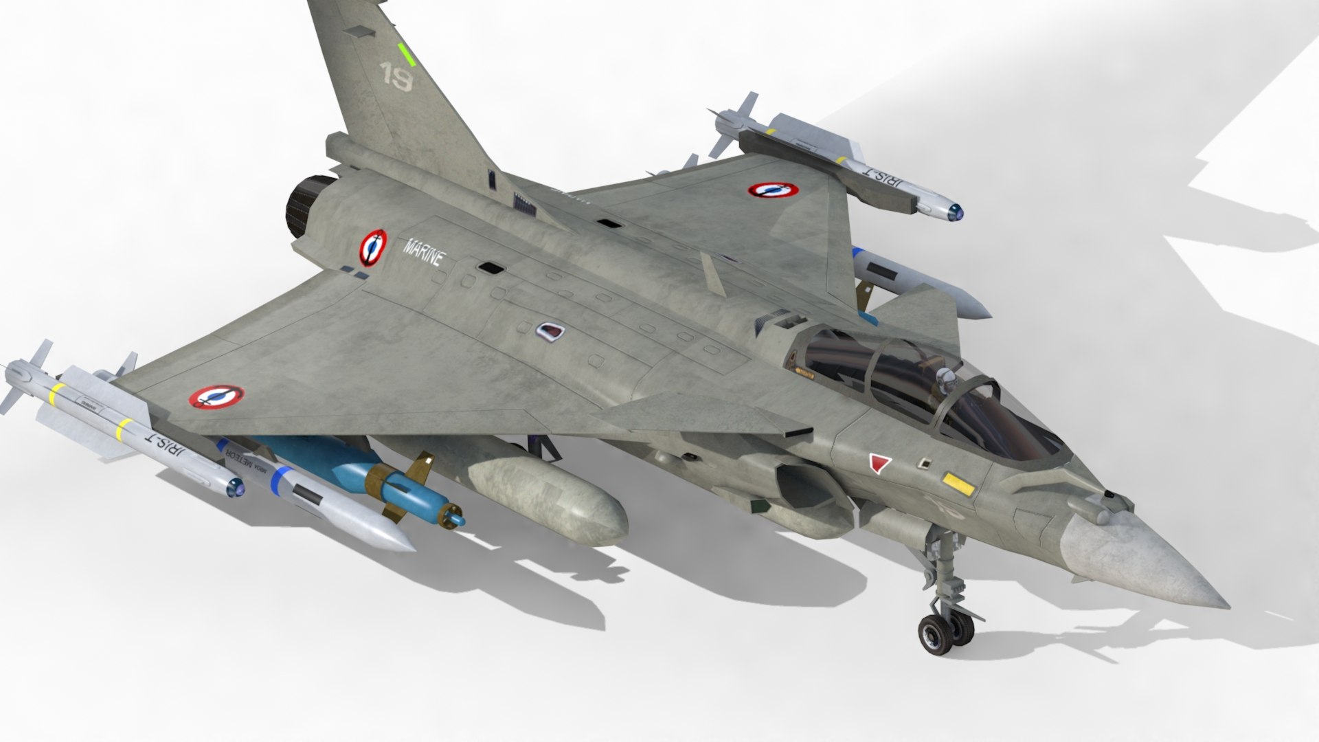 Dassault Rafale M Fighter Jet Model - TurboSquid 2130801