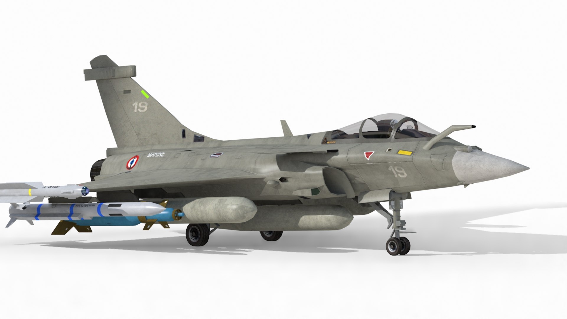 Dassault Rafale M Fighter Jet Model - TurboSquid 2130801