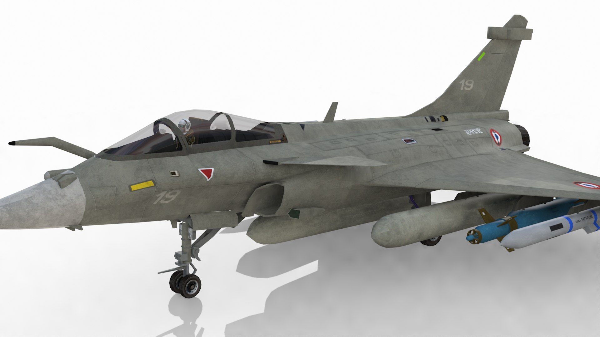 Dassault Rafale M Fighter Jet Model - TurboSquid 2130801