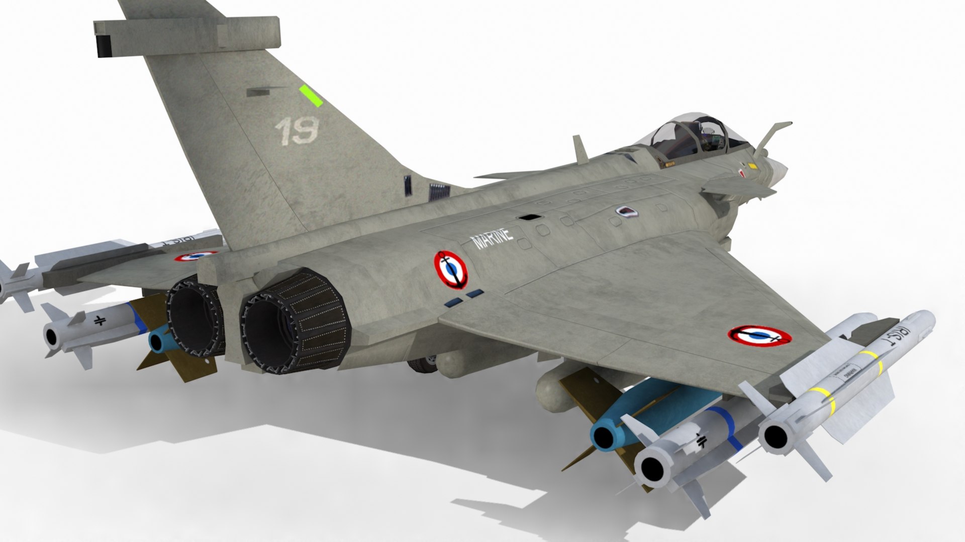 Dassault Rafale M Fighter Jet Model - TurboSquid 2130801