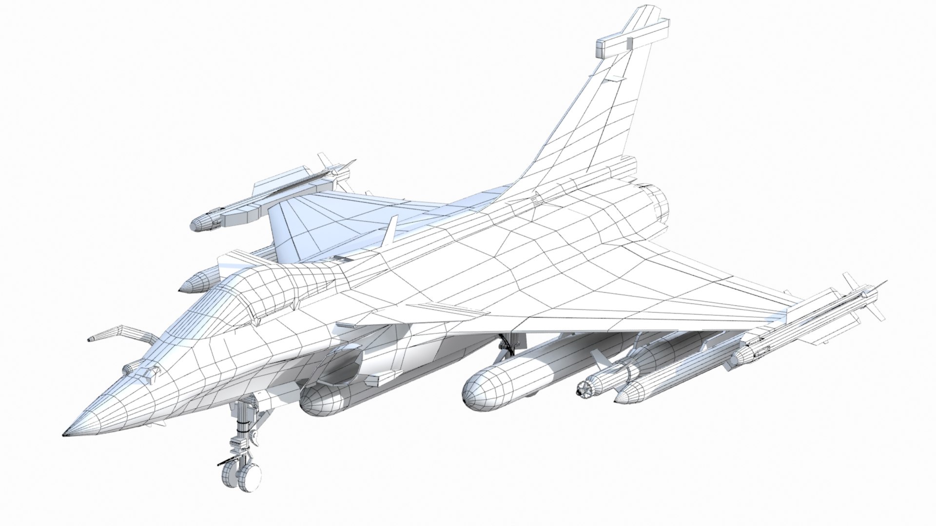 Dassault Rafale M Fighter Jet Model - TurboSquid 2130801