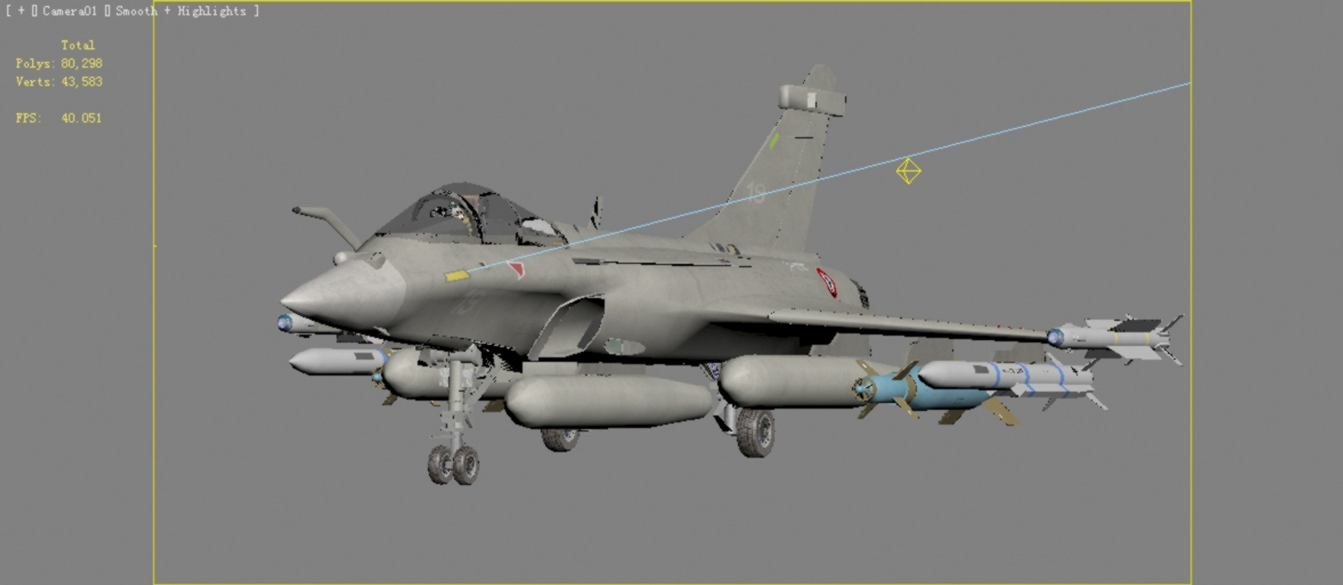 Dassault Rafale M Fighter Jet Model - TurboSquid 2130801