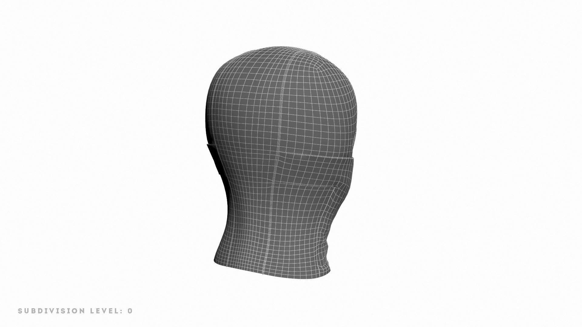 Black balaclava mask 3D model - TurboSquid 1484283