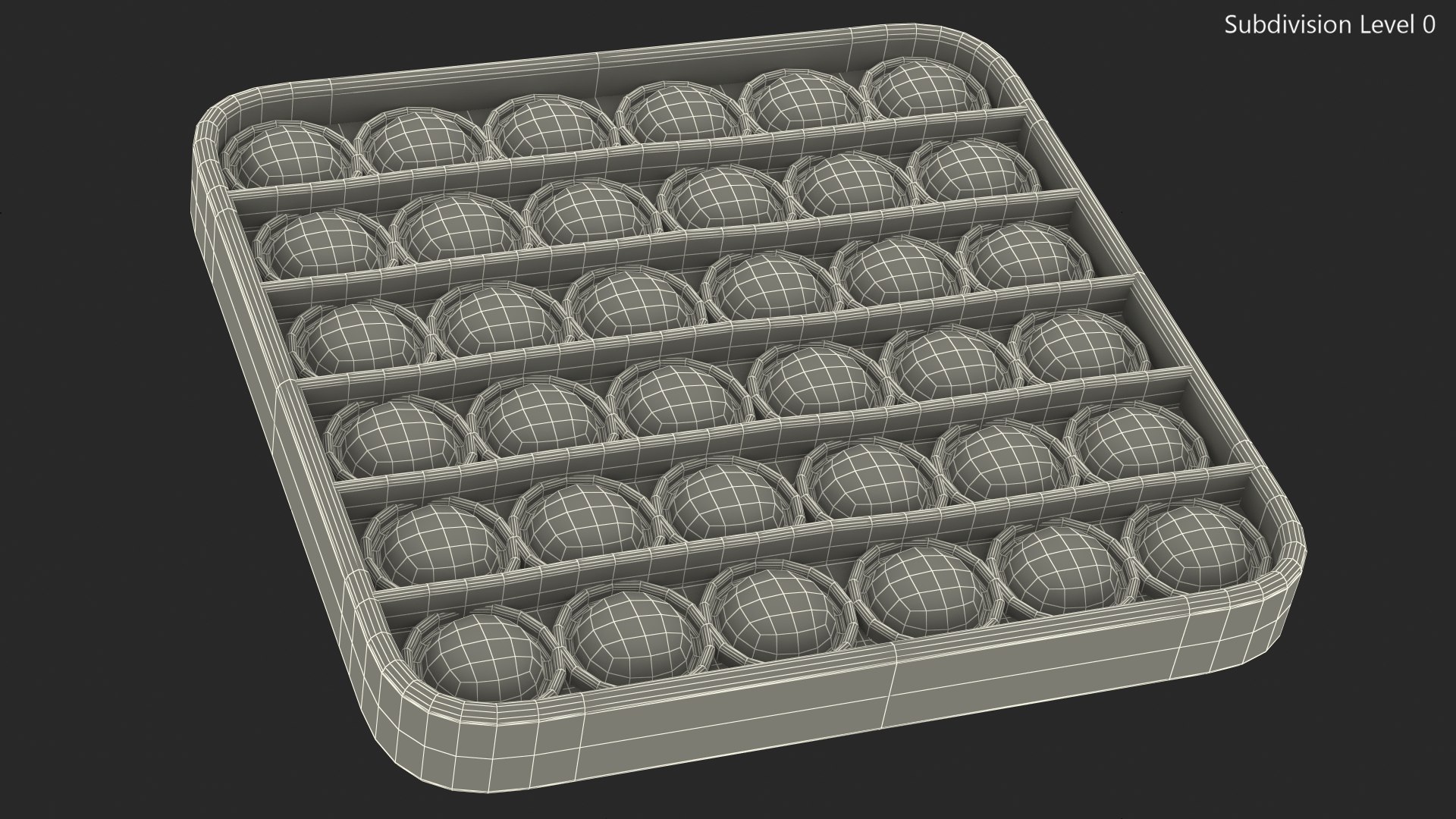 Square Pop It Fidget Toy 3D Model - TurboSquid 1778848