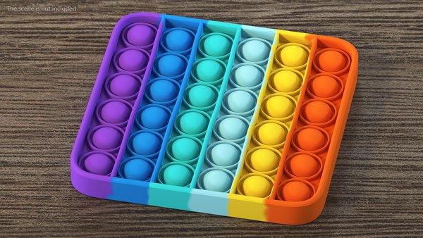 Square Pop It Fidget Toy 3D model - TurboSquid 1778848
