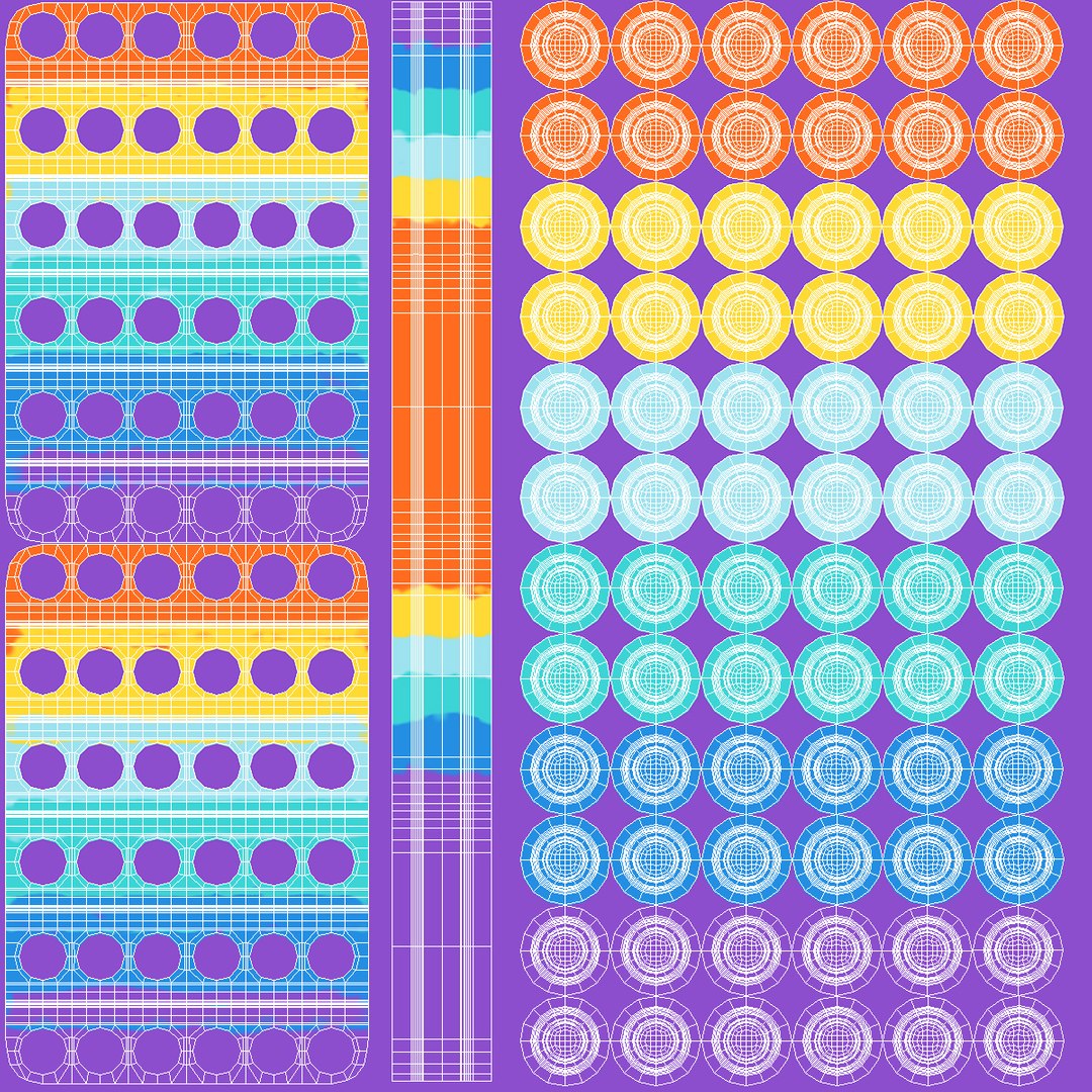 Square Pop It Fidget Toy 3D Model - TurboSquid 1778848