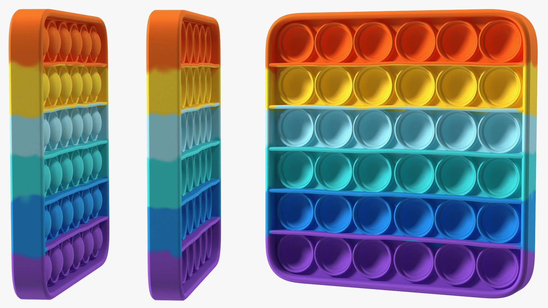 Square Pop It Fidget Toy 3D Model - TurboSquid 1778848