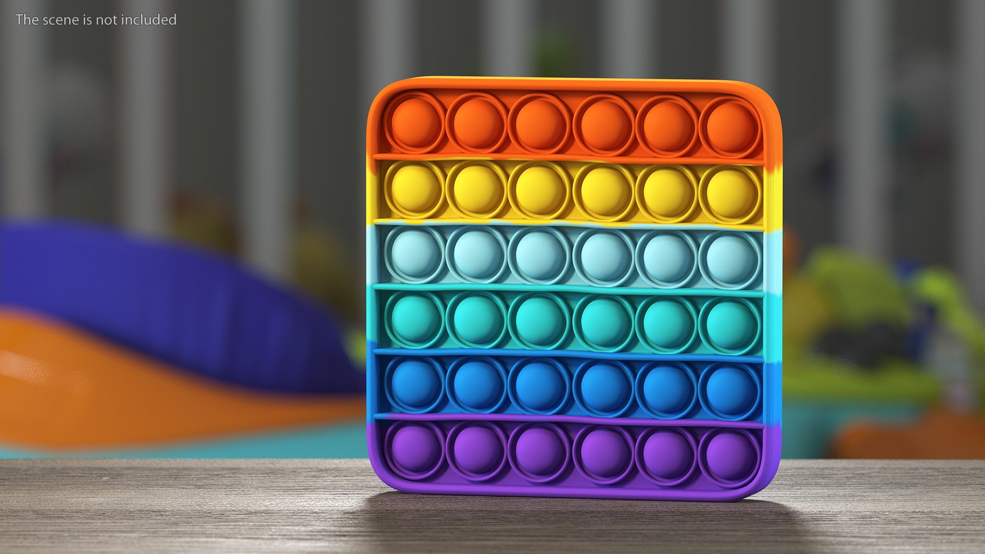 Square Pop It Fidget Toy 3D Model - TurboSquid 1778848