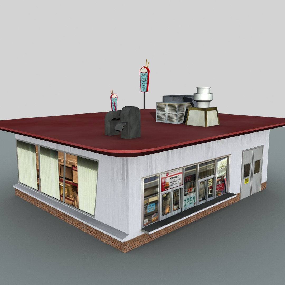 Drive-in 3d Model