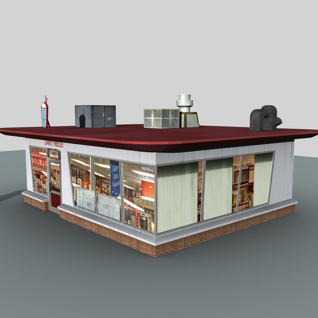 Drive-in 3d Model