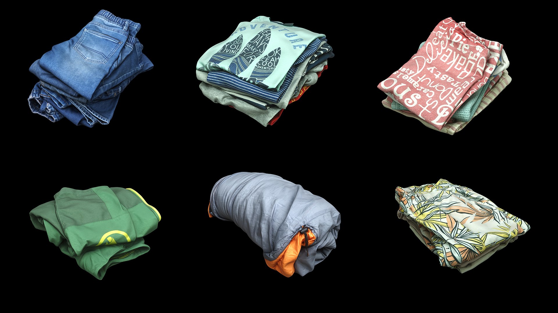 3D Model Clothes Collection 71 Mixed - TurboSquid 1975973