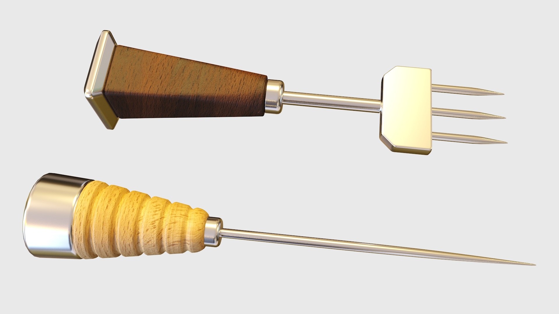 Bartender Tools Set 200 Strainers Stirrers IcePicks 3D Model ...