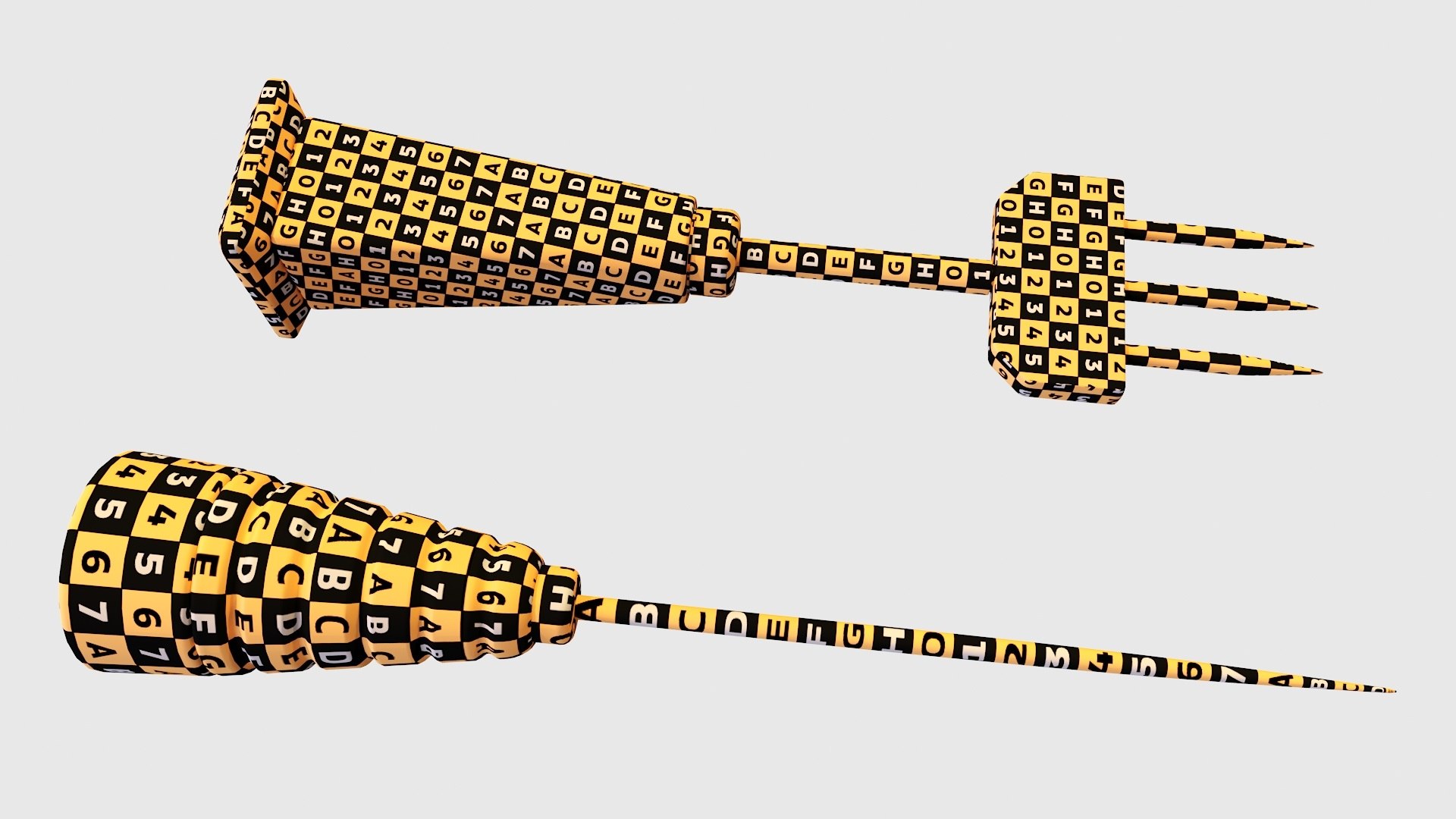 Bartender Tools Set 200 Strainers Stirrers IcePicks 3D Model ...