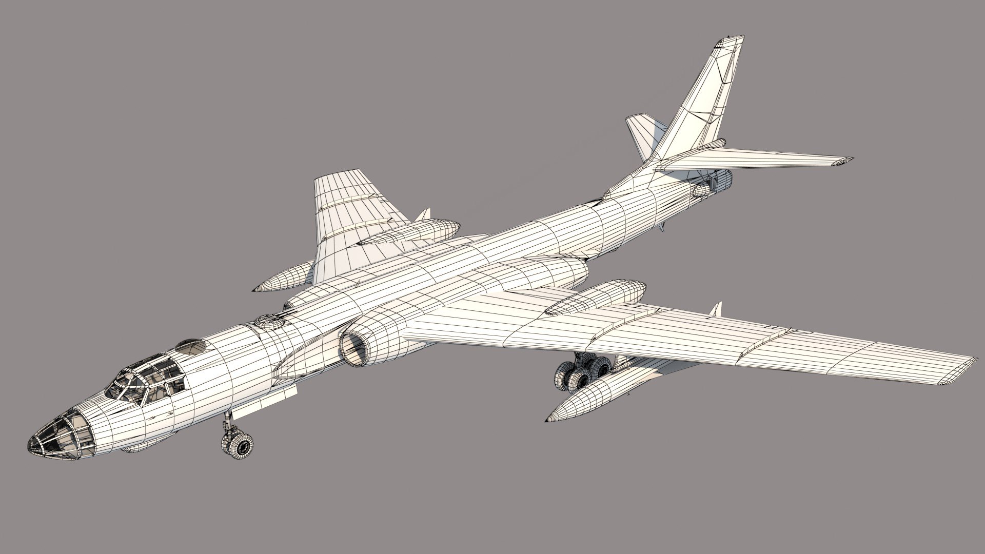 3D Tu-16 Badger Xian H-6 A - TurboSquid 2187671