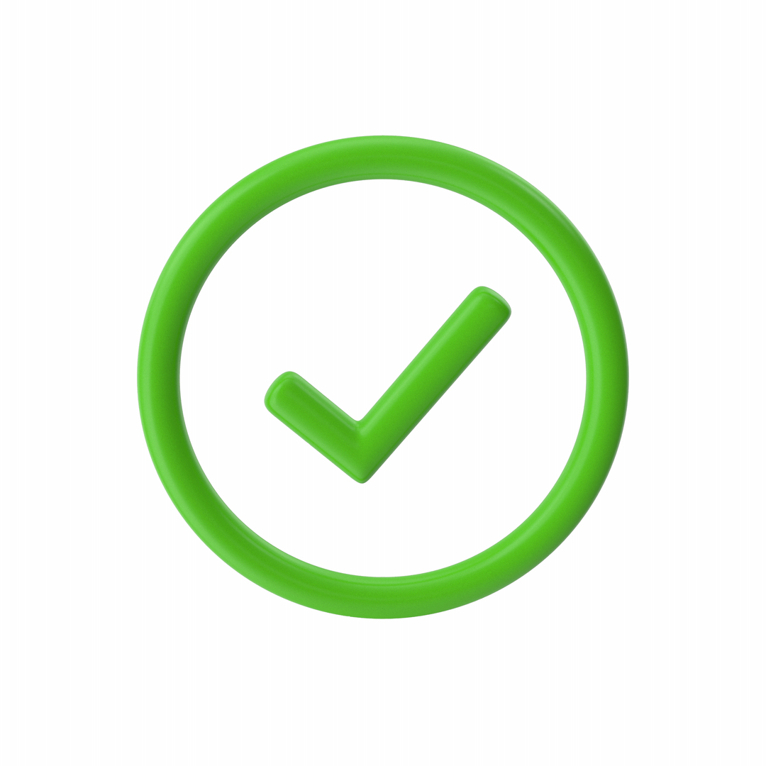 Green Checkmark 3D - TurboSquid 2069511