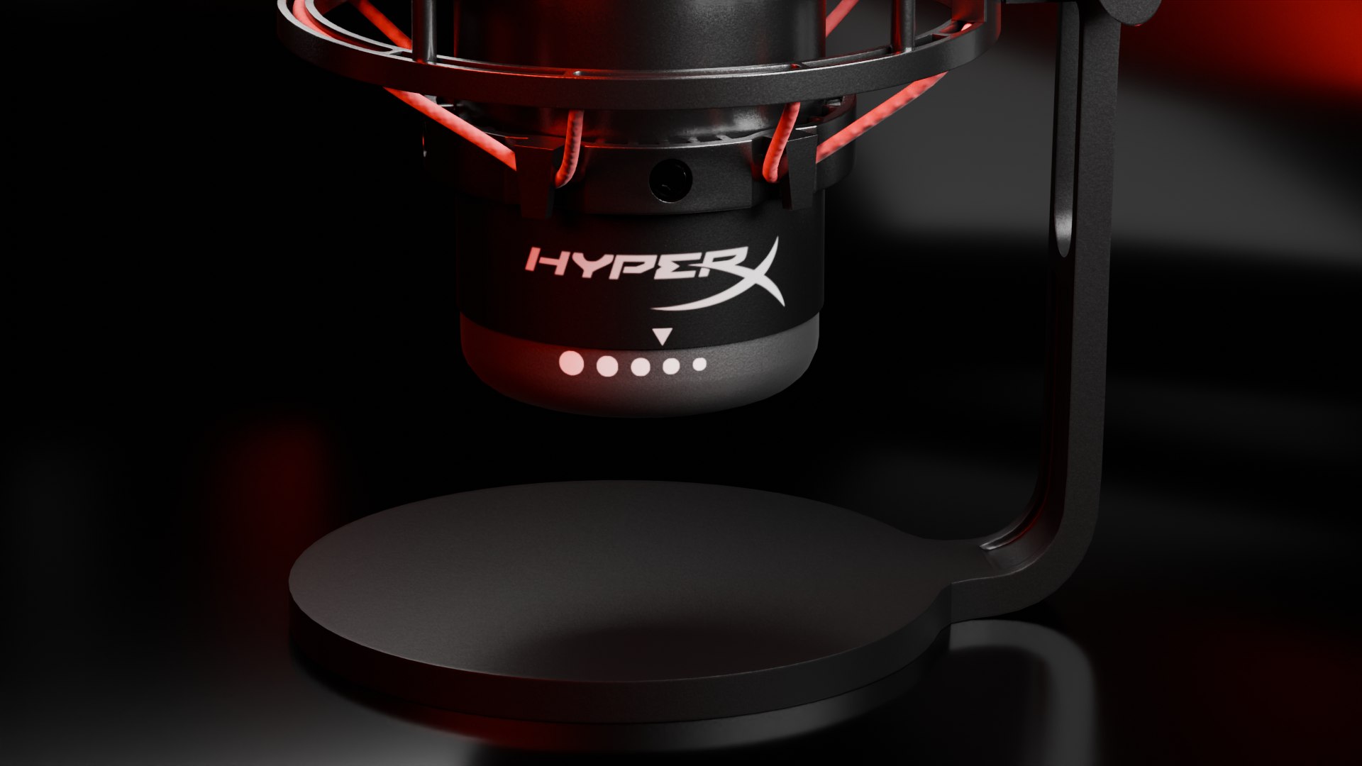 HYPERX QuadCast Microphone 3D Model - TurboSquid 2403273