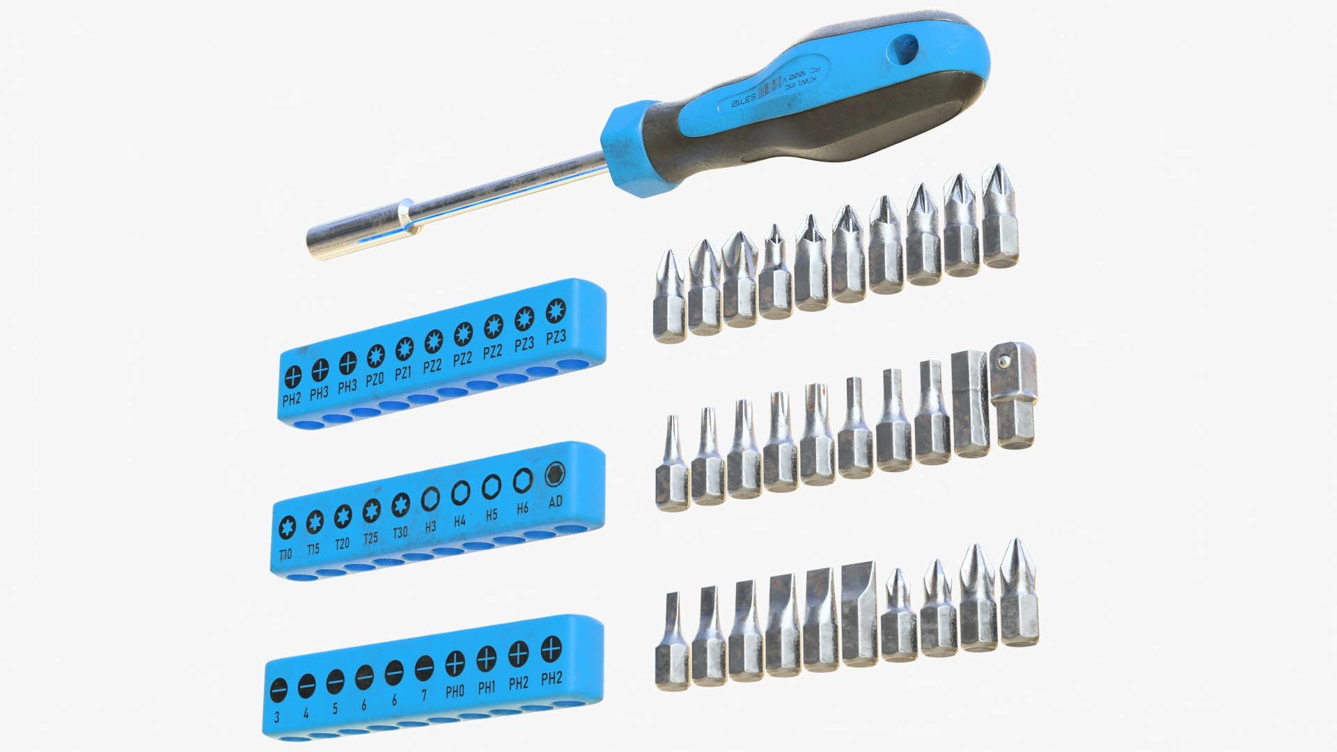 3D Screwdriver 01 C - TurboSquid 1883940