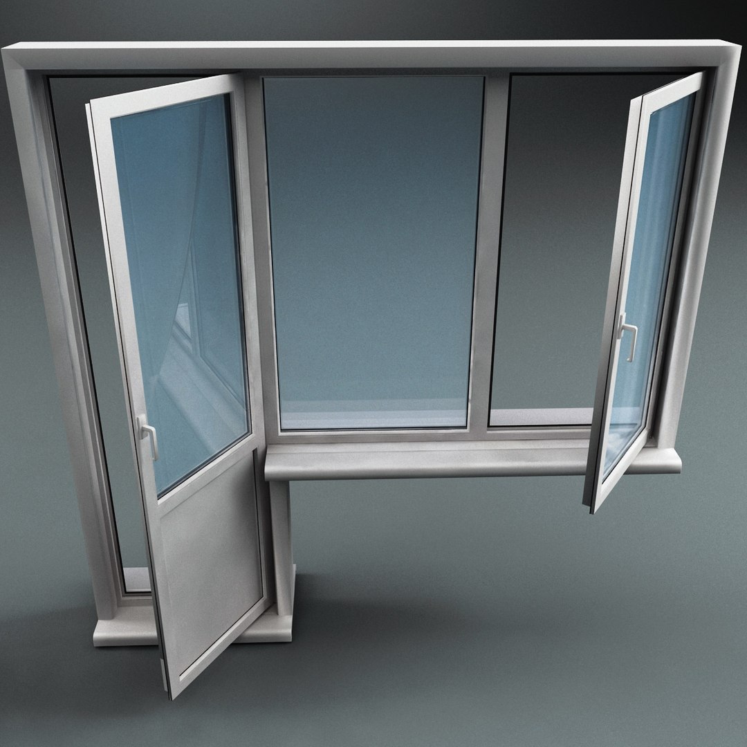 Plastic Window V1 3ds