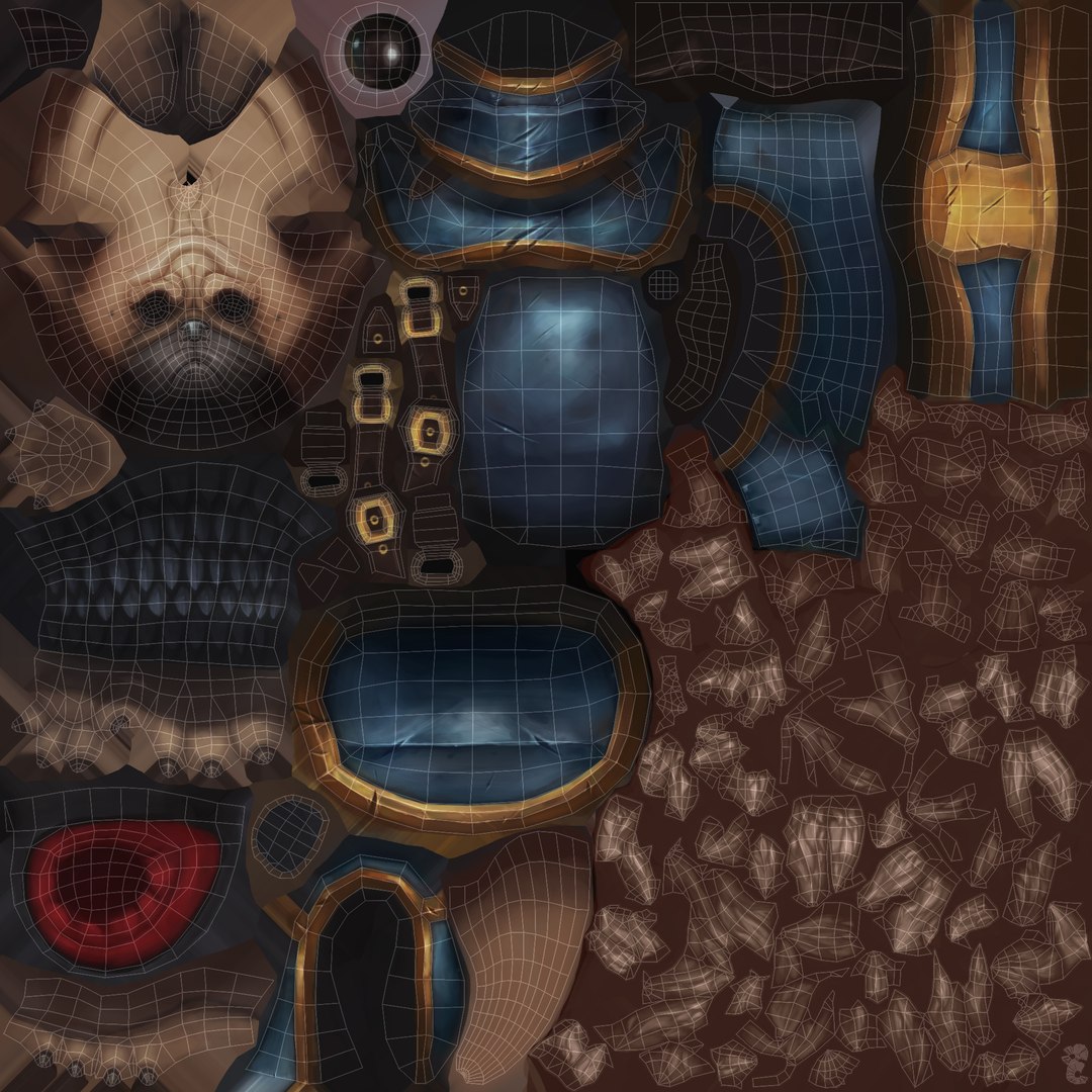 3D Fantasy Hand Painted Pug Model - TurboSquid 1182104