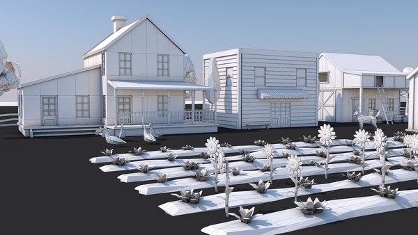 3D farm house animals model - TurboSquid 1556567