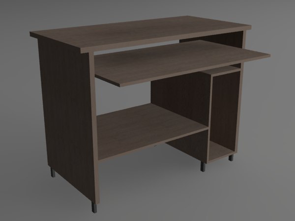 3d classic computer table model