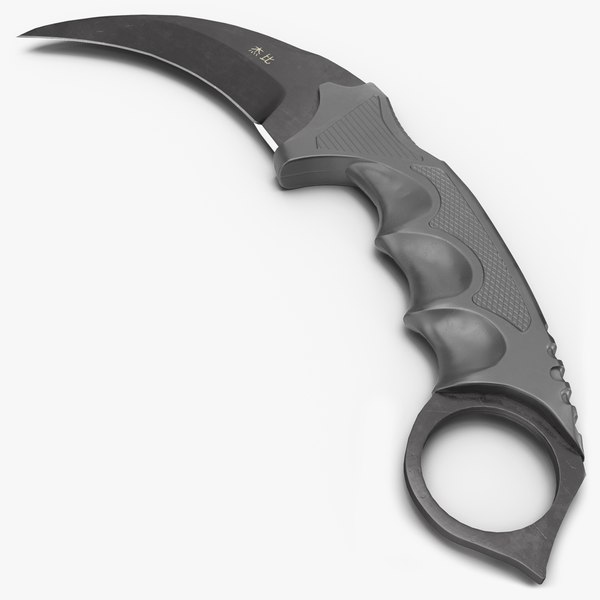 modelo 3d Karambit Cuchillo Táctico Daga Juego Arma - TurboSquid 2124863