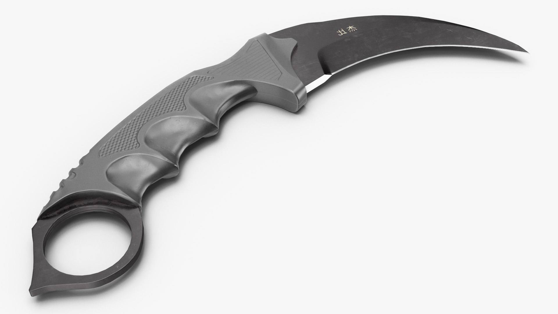 3D Model Karambit Tactical Knife Dagger Game Weapon - TurboSquid 2124863