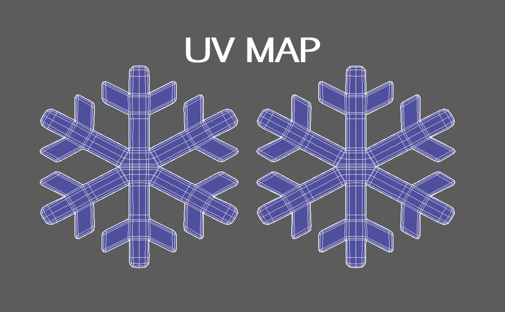 3D snowflake snow - TurboSquid 1456440