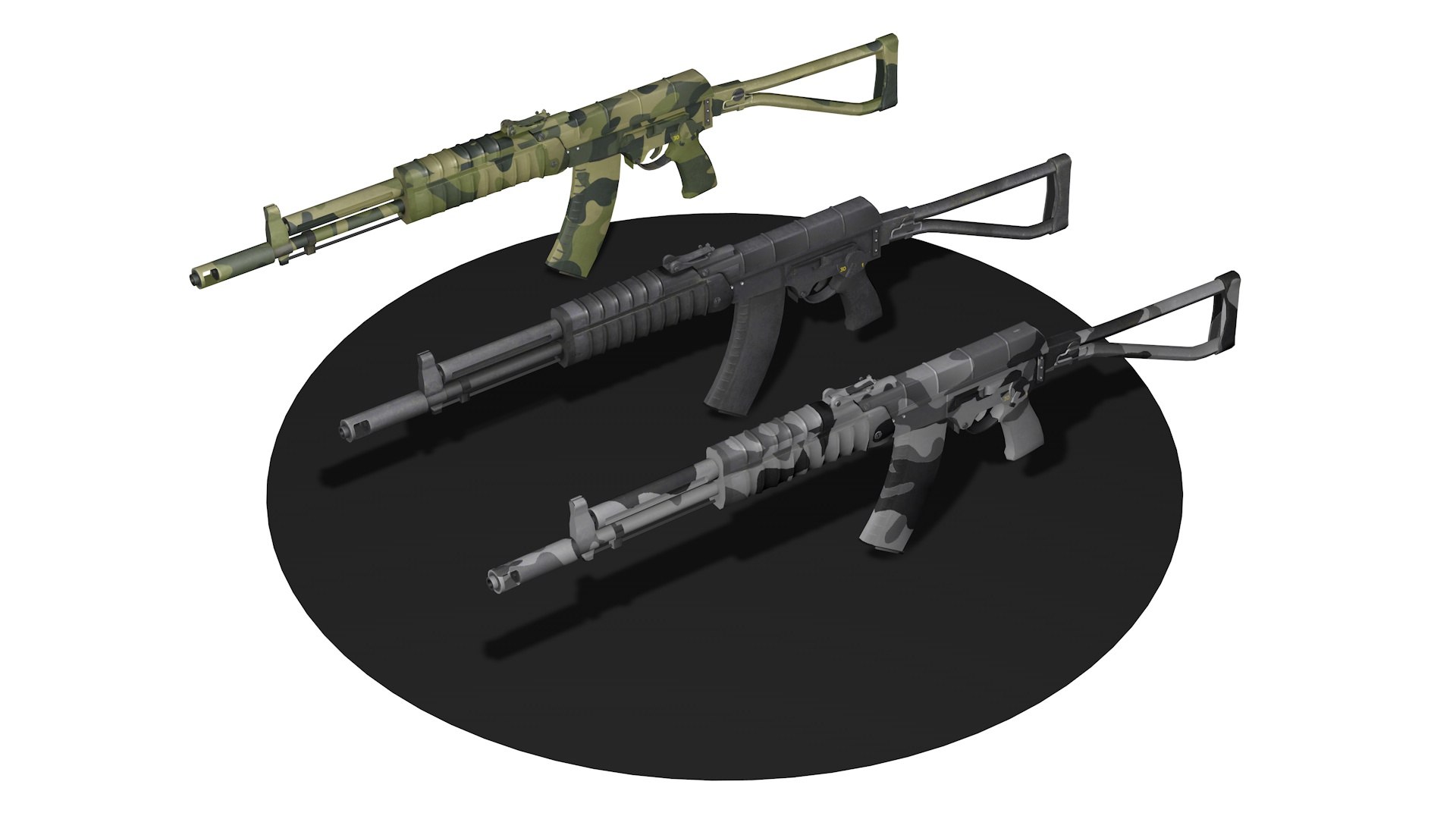 3D AEK - 971 Russian Machine Low-poly - TurboSquid 1787467